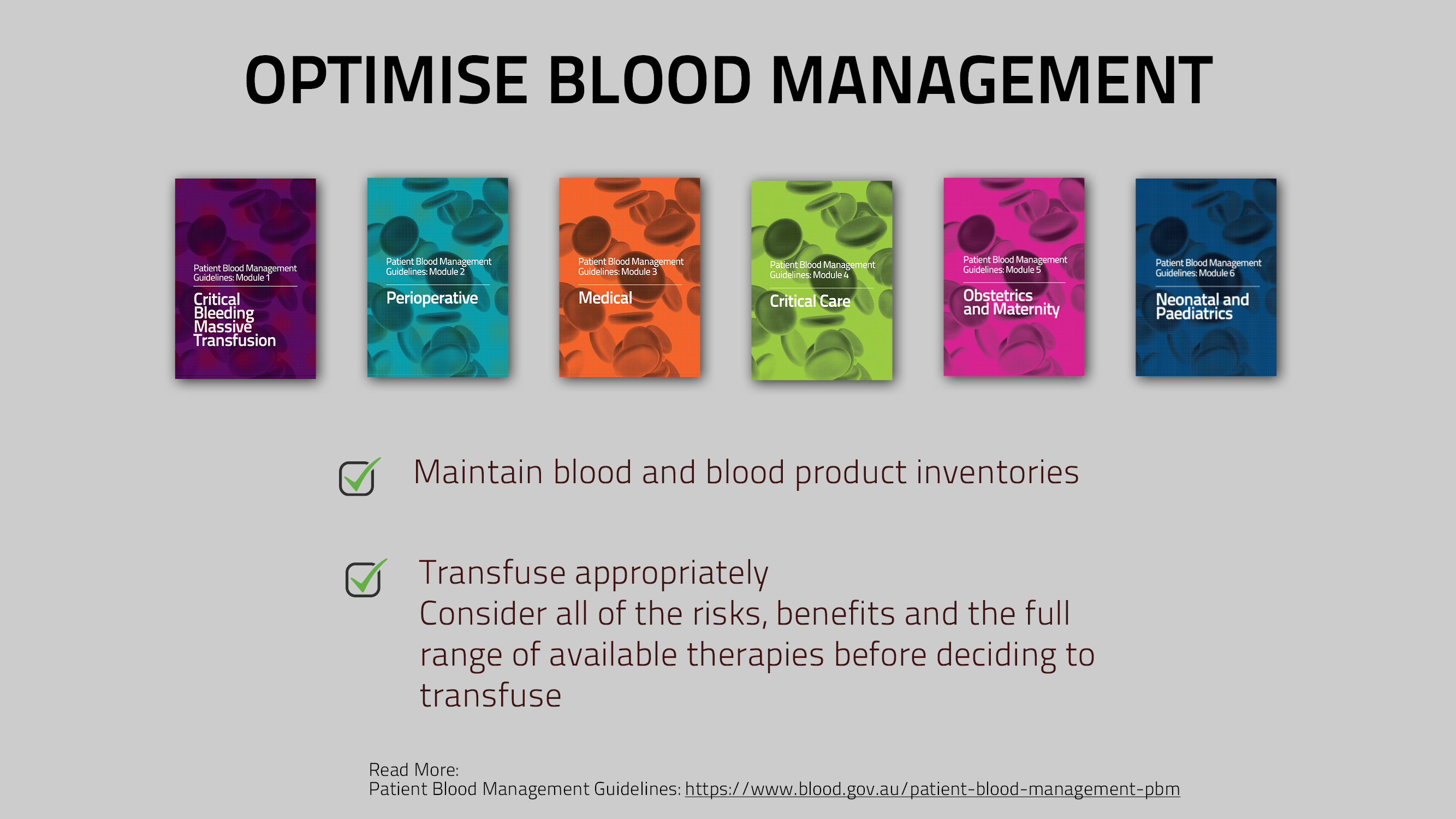 Inventory management for blood and blood products | National Blood ...